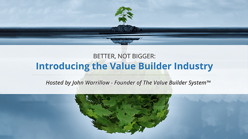 Better Not Bigger: Introducing the Value Building Industry | The Value ...